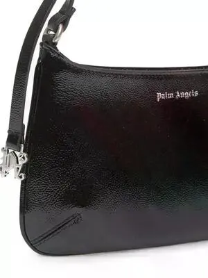 Palm Angels Giorgina Shiny Shoulder Bag - Black