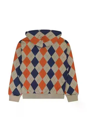 DENIM TEARS Argyle Intarsia Hoodie