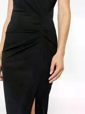 MARANT ETOILE Ruched Side-slit Maxi Dress