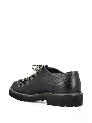 DOUCAL'S Grained-leather Lace-up Derby Shoes
