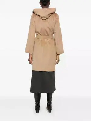 Max Mara Hooded Belted Coat