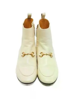 Gucci Jordaan Horsebit Ankle Boots