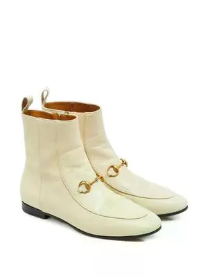 Gucci Jordaan Horsebit Ankle Boots