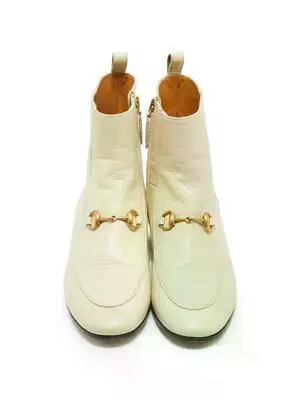 Gucci Jordaan Horsebit Ankle Boots
