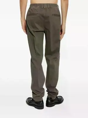 Eleventy Pleated Straight-leg Trousers