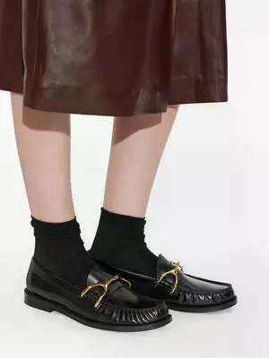 Alexander McQueen Wishbone Loafer - Black