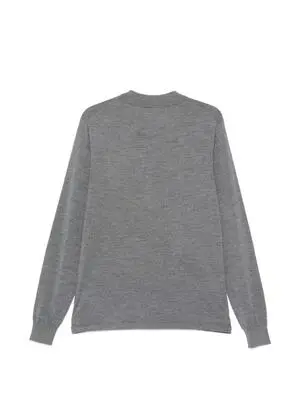 Aspesi Long-sleeve Polo Shirt - Grey