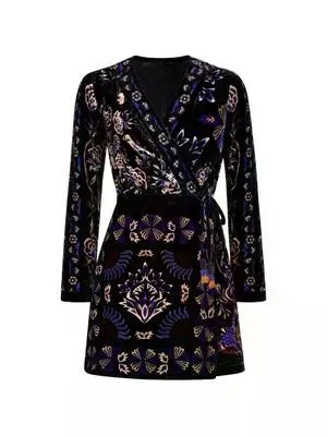 Farm Rio Floral Print Mini Dress