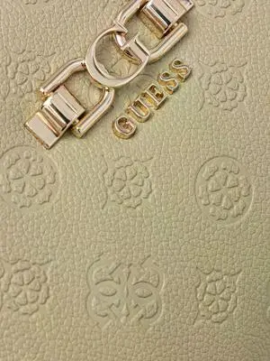 Guess Anise Logo-embossed Tote Bag - Neutrals
