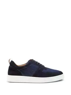 AURELIEN Bayside 2.0 Suede-panelled Sneakers - Blue