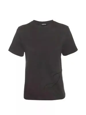 Jacquemus Logo Embroidered T-shirt