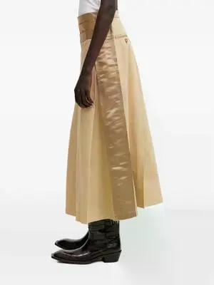 Undercover Pleated Midi Skirt