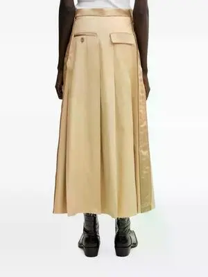Undercover Pleated Midi Skirt