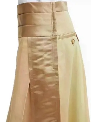 Undercover Pleated Midi Skirt