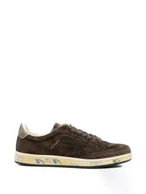 Premiata Bskt Clay Suede Sneakers - Brown
