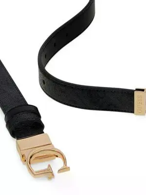 Guess Leona G Logo Belt - Black