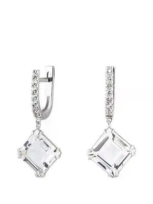 MOONKA Crystal-embellished Drop Earrings