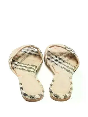 Burberry Sloane Flat Sandals - Neutrals