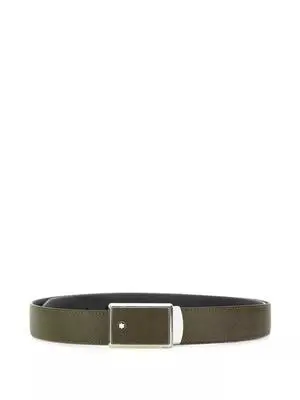 Montblanc Leather Belt - Green