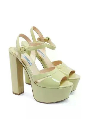 Prada Platform Ankle-strap Sandals