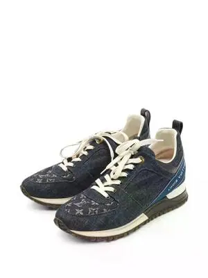 LOUIS VUITTON Run Away Monogram Sneakers - Blue