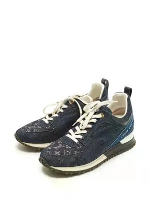 LOUIS VUITTON Monogram Denim Run Away Sneakers