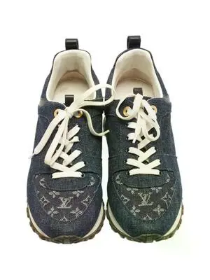 LOUIS VUITTON Monogram Denim Run Away Sneakers