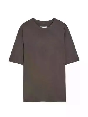 SSSTEIN Oversized Crew-neck Wool T-shirt - Grey
