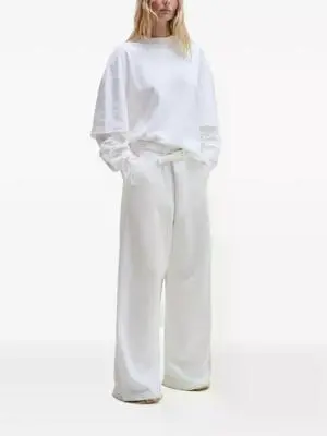 DARKPARK Troy Feather-trim Layered-sleeve Sweatshirt