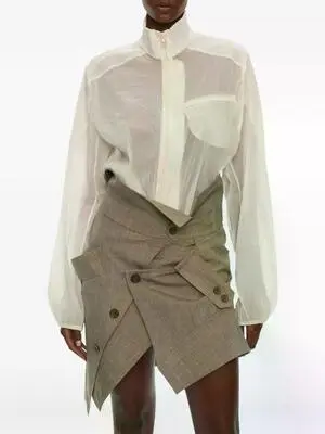 Christopher Esber Danie Sheer-panelled Bomber Jacket