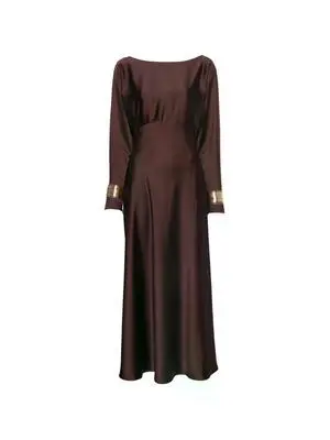 Imperial V-back Maxi Dress