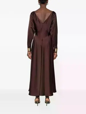Imperial V-back Maxi Dress