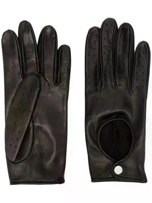 ERNEST W. BAKER Cut-out Leather Driving Gloves