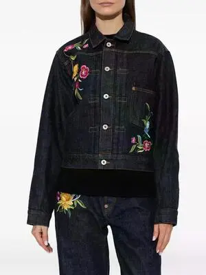 Kenzo Floral-motif Denim Jacket