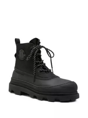 Moncler Vera Panelled Lace-up Boots