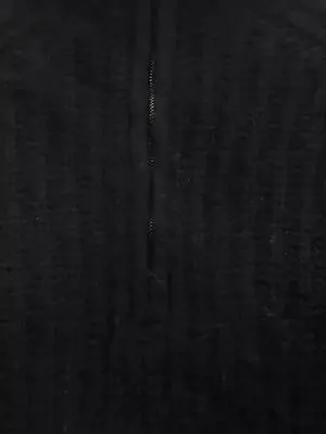ALLUDE Ribbed-knit Half-zip Sweater