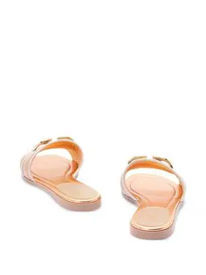 Valentino Garavani Vlogo Signature Striped Sandals