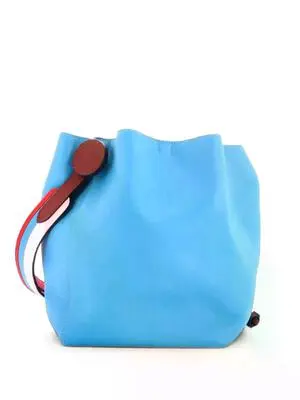 Hermès Licol Bag Evercolor 17 Bucket Bag - Blue