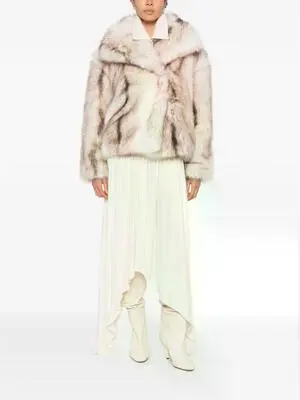 Source Unknown Harper Faux-fur Jacket - Neutrals