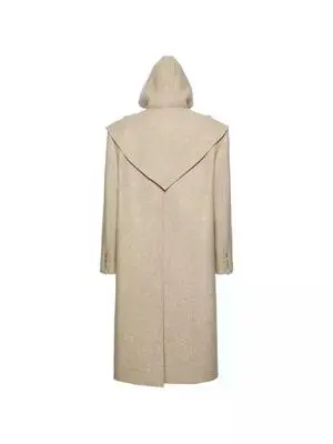 Magda Butrym Hooded Scarf-detail Coat