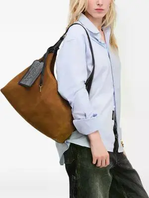 Marc Jacobs Suede Belted Sack Bag