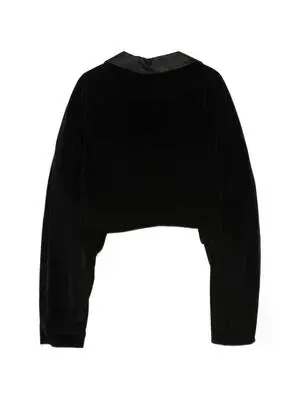 A.N.G.E.L.O. VINTAGE CULT 1980s Velvet Cropped Jacket