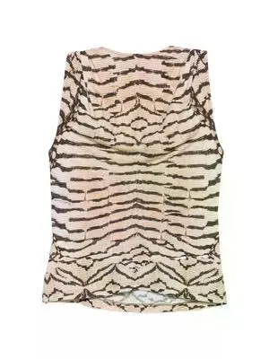 Roberto Cavalli 2000s Animal-print Blouse