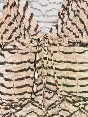 Roberto Cavalli 2000s Animal-print Blouse