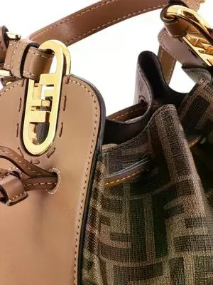 Fendi Monogram Coated Canvas Mini Bucket Bag