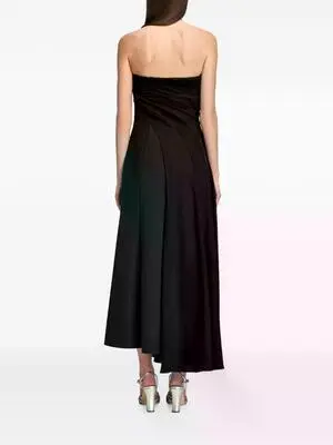 Cinq À Sept Clarisse Ruched Asymmetric Dress - Black