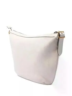 Gucci Grained Calfskin Logo Half Moon Cross Body Bag