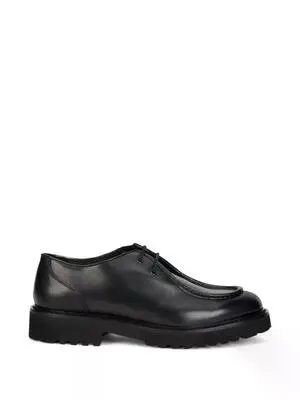 DOUCAL'S Leather Lace-up Shoes - Black
