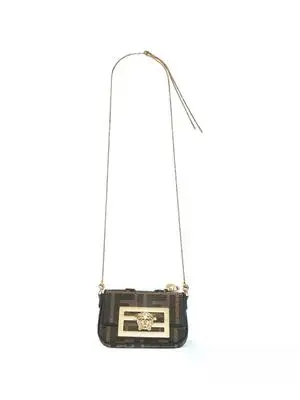 Fendi X Versace Nano Fendace Baguette Shoulder Bag