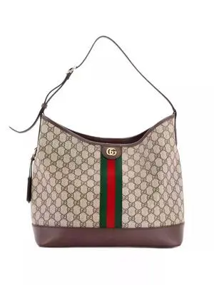 Gucci Ophidia Hobo Gg Coated Canvas Large Shoulder Bag